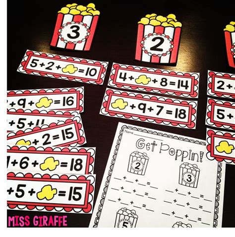 Adding 3 Numbers First Grade Math 1st Grade Math Math