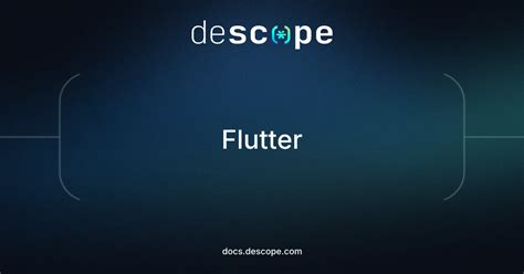 Flutter And Python Quickstart Descope Documentation