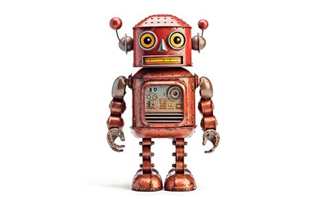Premium Photo Bot Vintage Rob Robot