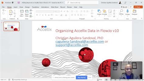 Organizing Accellix Data In Flowjo V10