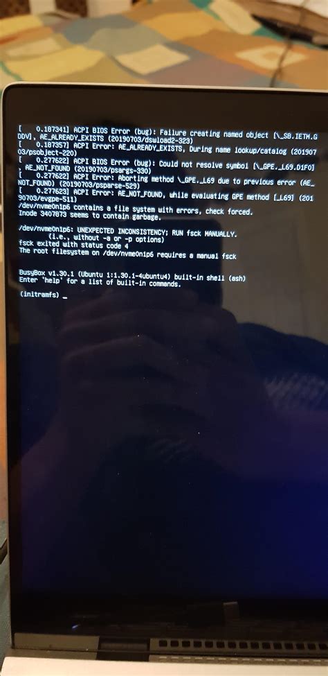 Trying To Dual Boot Ubuntu With Windows 10 And Getting This Error