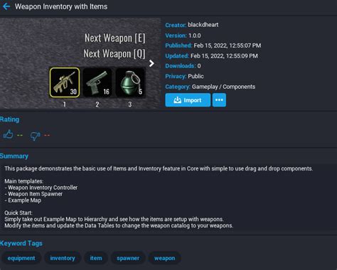 Core Update Inventories Nested Contexts Templates DataTables Patch Notes Core