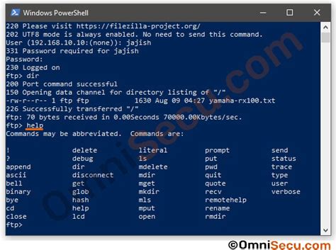 How To Login To A Ftp Server Using Windows Command Line Ftp Client