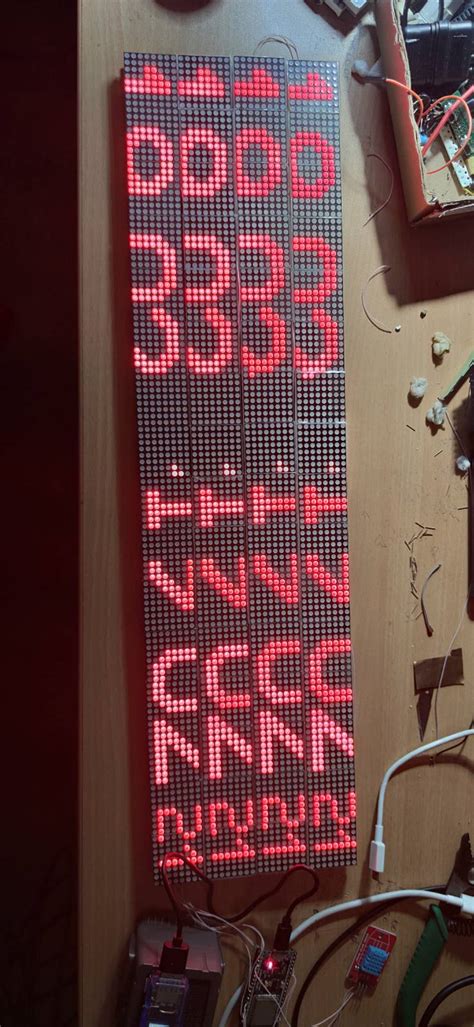 LED Matrix Display MD Parola MD MAX Xx And MD MAXPanel Page Showcase Arduino Forum