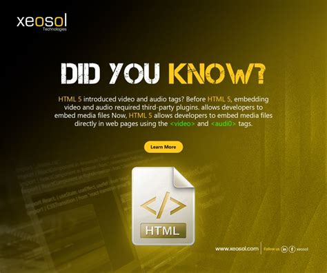 Xeosol On Linkedin Webdevelopment Html5 Techinnovation