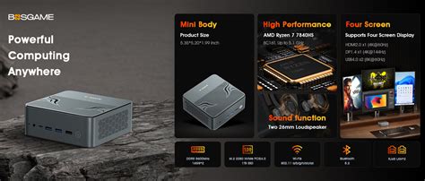 Amazon Com BOSGAME Ubuntu Linux Mini PC Intel Alder Lake N100 16GB DDR4 500GB SSD 2 5G Dual LAN