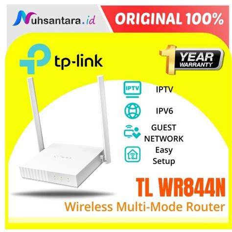 Jual TP Link TL WR844N Wireless N Router 300Mbps Original Bergaransi Resmi Shopee Indonesia