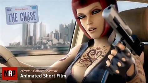 Sexy Police Chase Cgi 3d Animated Short Film The Chase Action