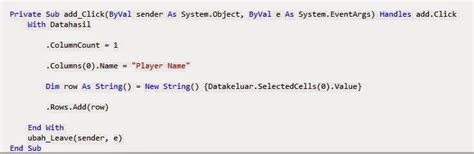 Lisalie Cara Memindah Data Dari Datagridview1 Ke Datagridview2