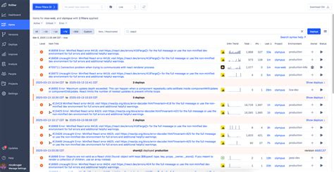 rollbar · github marketplace · github