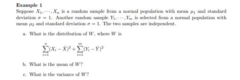 solved example 1 suppose xi xn is a random sample from a