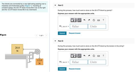 Answered Two Blocks Are Connected By A Very Bartleby