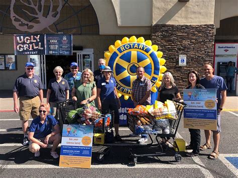 Rotary Grocery Grab Returns To Sedona Village District 5495