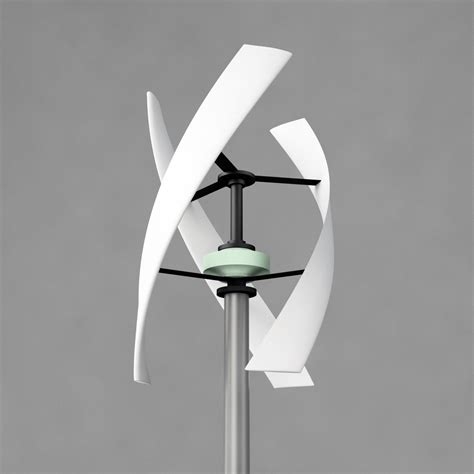 3d Model Small Vertical Axis Wind Turbine Vawt Darrieus Helix Vr Ar Low Poly Cgtrader