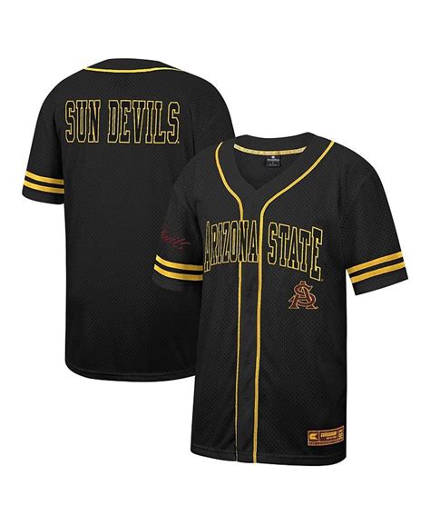 Colosseum Mens Black Arizona State Sun Devils Free Spirited Mesh