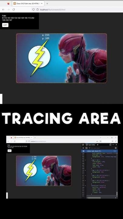 flash 3d object using html svg css and vanilla javascript shorts jmc23id youtube