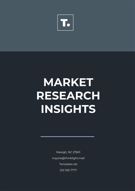 Free Market Research Insights Format Template To Edit Online