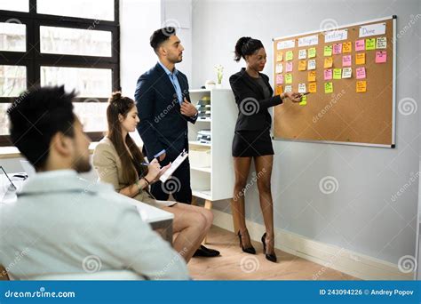 Agile Business Team Stock Photo Image Of Black Project 243094226