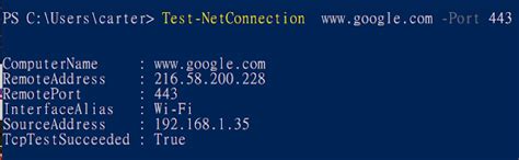 [powershell][筆記] 在windows使用powershell的指令來取代ping telnet curl