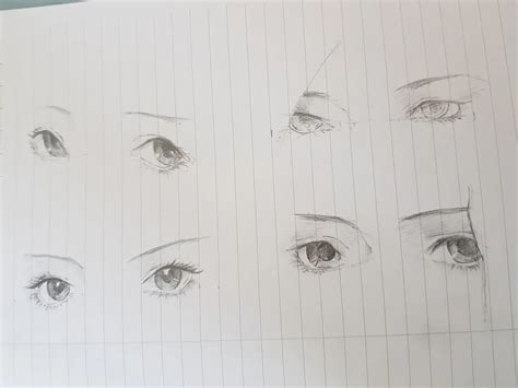 눈 그리기 연습~