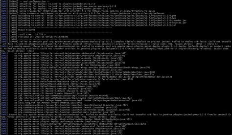 Failed To Deploy Artifacts 401 Unauthorized When Releasing Plugin · Issue 3568 · Jenkins