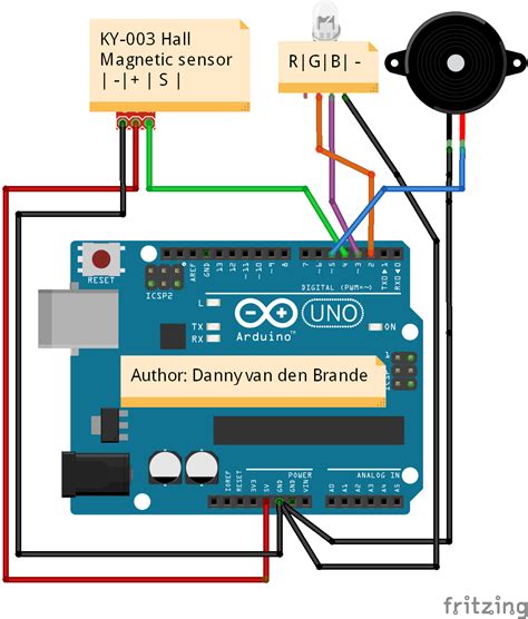 arduino magnetic field detector using the ky 003 or ky 035 arduino project hub