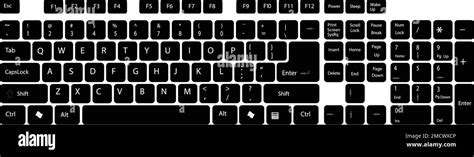 Qwerty Keyboard Layout Vector