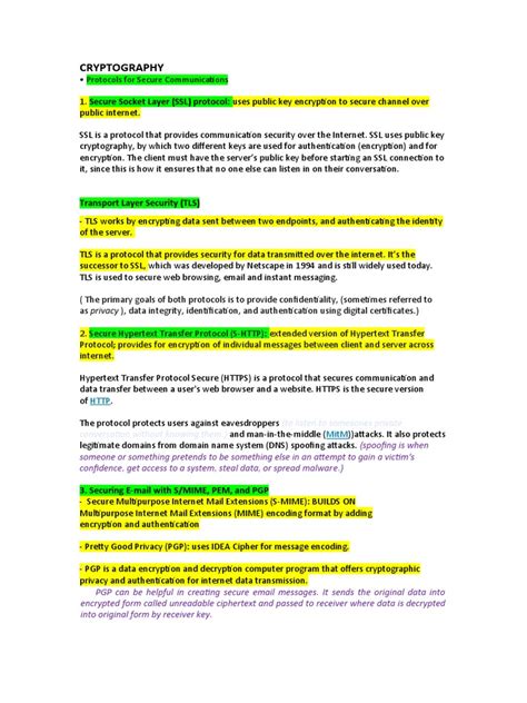 Secure Communication Protocols Guide Pdf Transport Layer Security