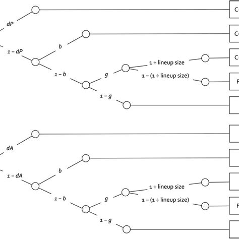 The 2 Ht Eyewitness Identification Model32 34 The Rounded Rectangles Download Scientific