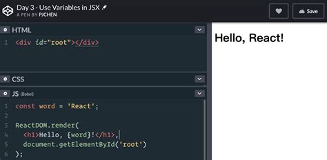 [day 04 計數器] 把 html 寫在 javascript 中！？ jsx 的使用 it 邦幫忙 一起幫忙解決難題，拯救