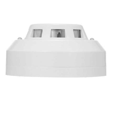 Temperature Alarm Sensor Wired Temperature Detector Conventional Fire Alarm Heat Detector For