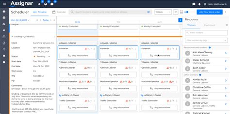 Assign Resources To Orders And Shifts Assignar Support