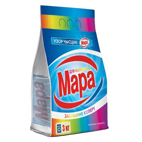 Стиральный порошок Мара Узор Чысцiнi для цветного, автомат 3 кг ...