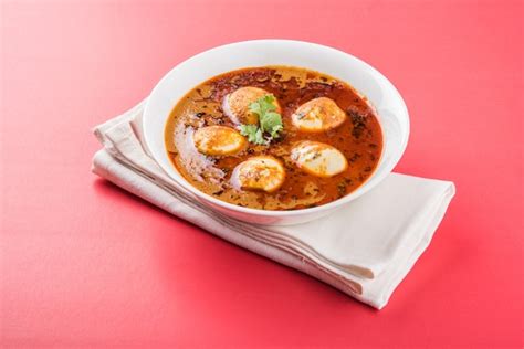 Premium Photo Anda Curry Or Egg Masala Gravy Indian Spicy Food Or