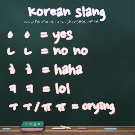 Korean Slang On Tumblr