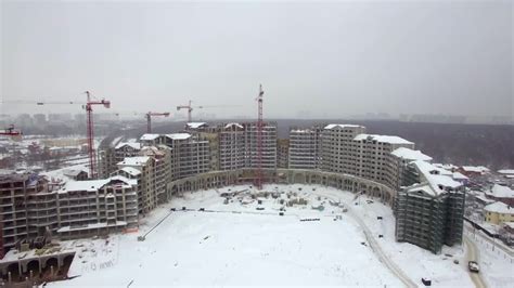 Stock Video Large Apartment Block Under Construction Animated Wallpaper Desktophut