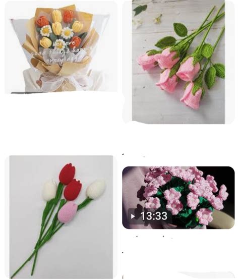 Fİgensel Hobİler Fİgenlemeler Ne Guzel Orgu Cicekler Yapmislar