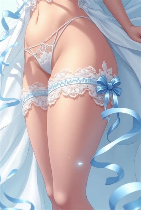 Anime Type Image Image Of The Left Leg Of A Woman Wearing A White And