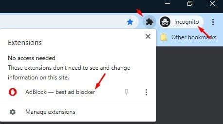 How To Enable Extensions In Google Chrome Incognito Mode