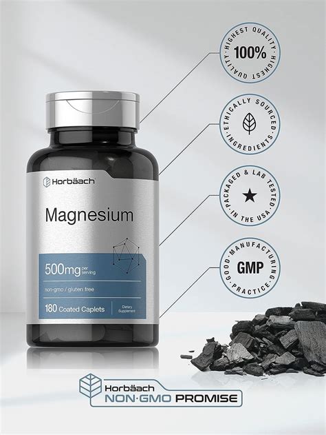 Magnesium 500mg | 180 Caplets