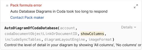 How To Make Auto Database Diagrams In Coda A Community Journey