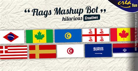 Regards Sur Latlas Hilarant Flags Mashup Bot Surf N Taste