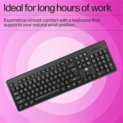 Wireless Bluetooth Membrane Hp K160 Computer Keyboard For Gaming At