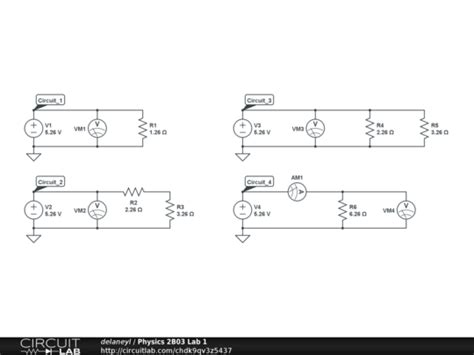 Physics 2B03 Lab 1 CircuitLab