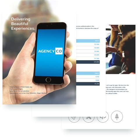 mobile web app proposal template free sample proposify