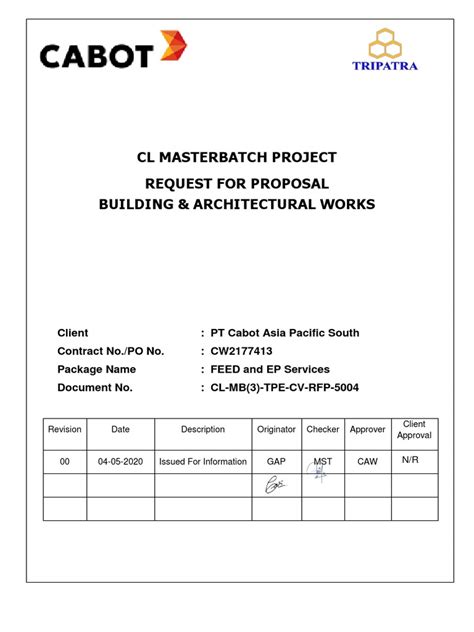 Cl Mb 3 Tpe Cv Rfp 5004 Rfp Building And Architectural Works Pdf