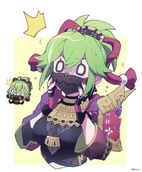 Kuki Shinobu Genshin Impact Drawn By Homareghmr88 Danbooru
