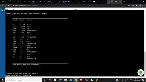 Github Balwant9654ll 1 Parsing Table