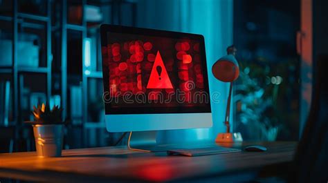 An Alert Message On A Computer Screen Warning Stock Illustration Illustration Of Error Icon