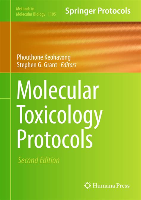 Pdf Molecular Toxicology Protocols 2nd Edition